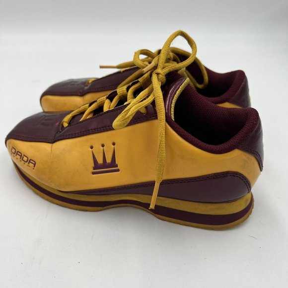 Dada Supreme | Shoes | Vintage Dada Supreme Solesonic Shoes Maroon Gold ...